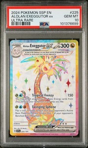 Alolan Exeggutor ex 2024 Scarlet & Violet: Surging Sparks #225/191 ...