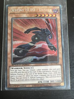 Yu-Gi-Oh! SGX1-ENB05 Destiny HERO - Dasher | eBay