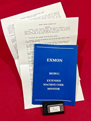 BEEBUG EXMON Extended Machine Code Monitor V1.0 ROM & Manual Acorn BBC ...