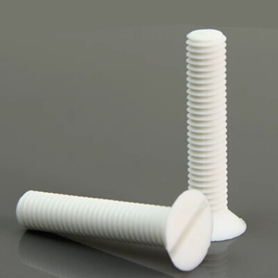 M10 PP Slotted Screw Countersunk Flat Head Screws Insulated Bolts 20mm ...