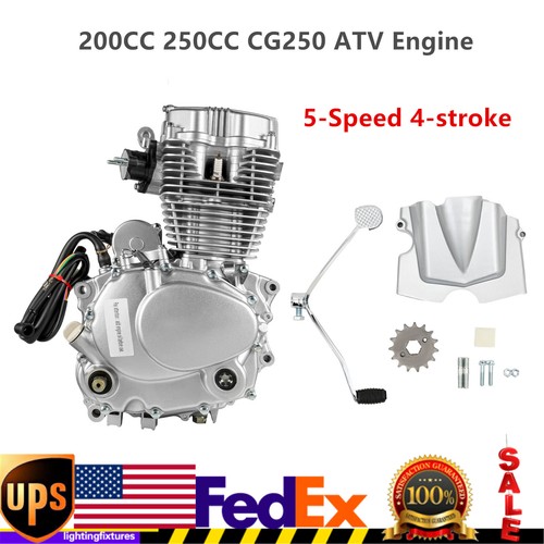 200CC 250CC CG250 Engine Motor & 5-Speed Transmission 4-stroke DIRT ...