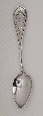 Coin Silver (.900) - Antique Pure Coin Silver Spoon