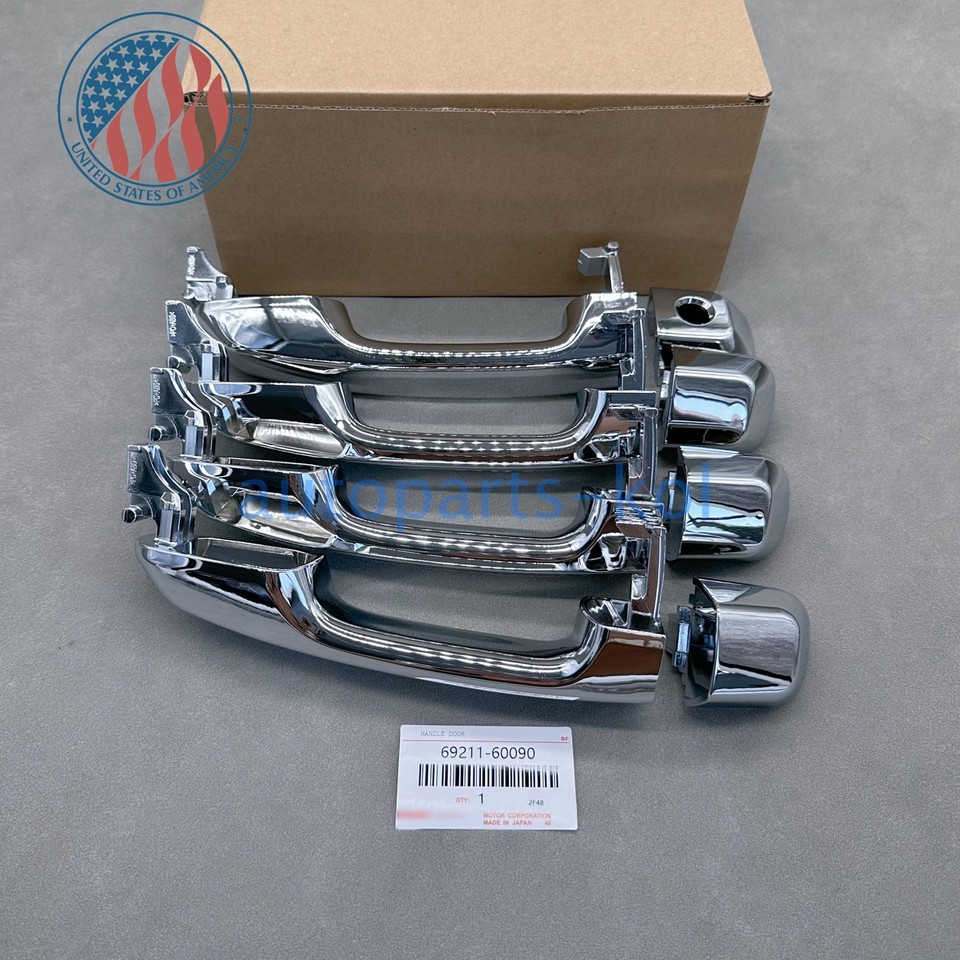 New! For 69211-60090 2010-20 Toyota 4Runner Outside Exterior 4x Set ...