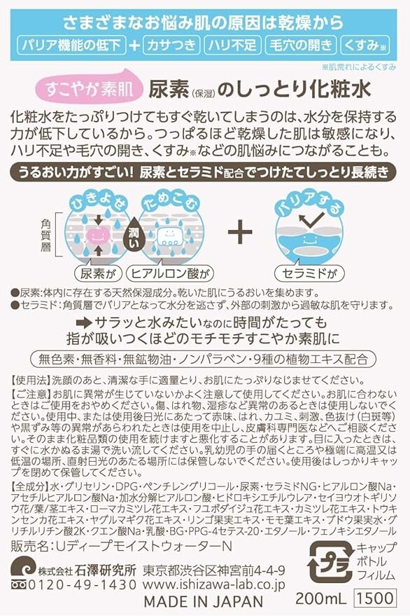 SUKOYAKA SUHADA Urea Moisturizing Lotion/Face Cream/Eye Cream Set Made ...