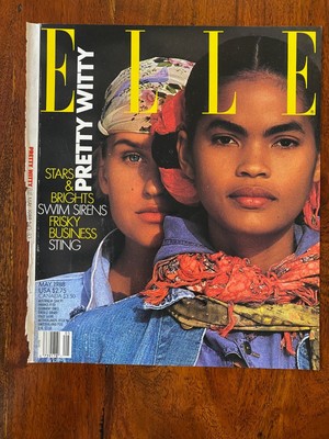 Vintage ELLE Magazine Pretty Witty May 1988 Cover "Only" | eBay