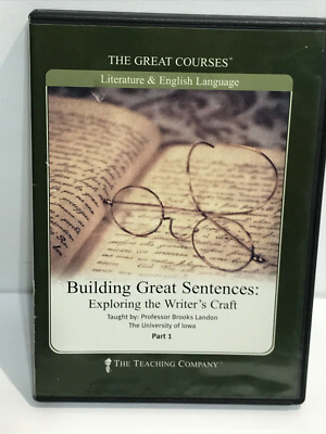 Building Great Sentences: Exploring the Writer's Craft Lecture DVDS ...