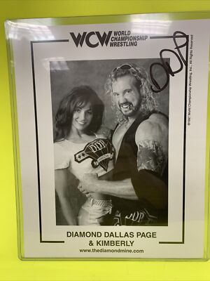 Diamond Dallas Page Ddp Signed Autograph & Kimberly WCW 8x10 Photo | eBay