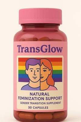 TransGlow MTF 30Caps, Natural Feminization Support, Gender Transition ...