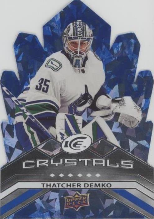 2021-22 Upper Deck Ice - Ice Crystals Thatcher Demko #IC-27 for sale ...