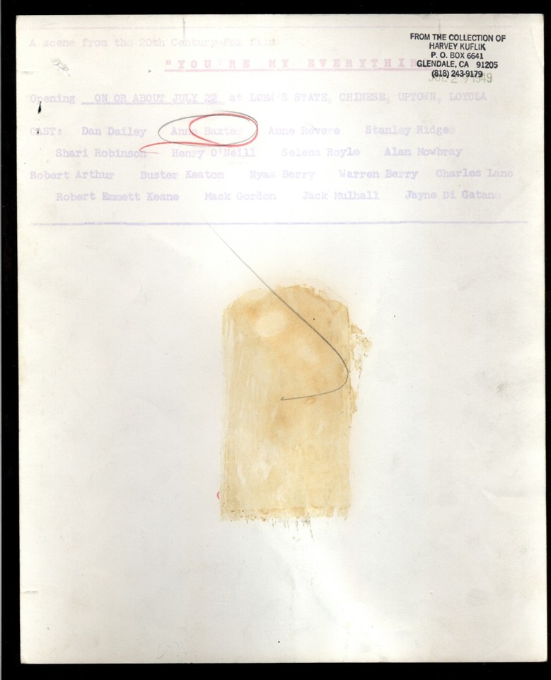 Anne Baxter - Signed Vintage Celebrity Autograph Photo - You're my ...