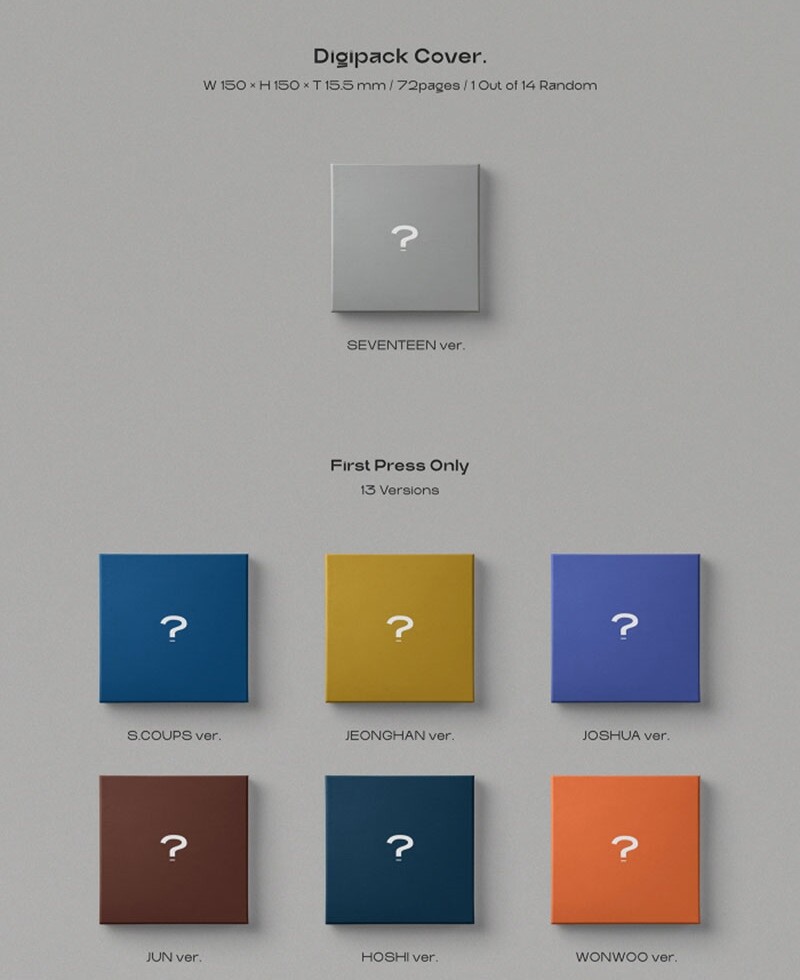 SEVENTEEN Special Album - ; [Semicolon] SVT Photo Card CD K-pop Book ...