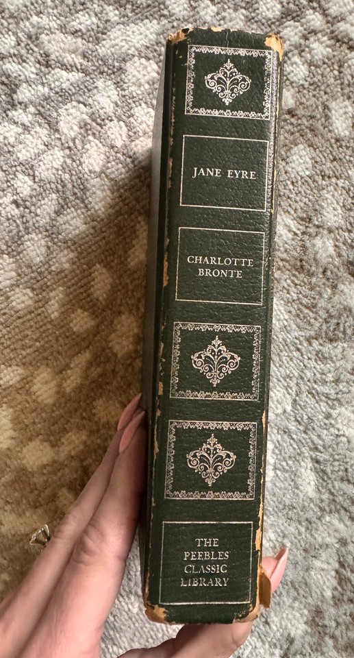Jane Eyre, Charlotte Bronte, Hardcover Book, Peebles Classic Library | eBay