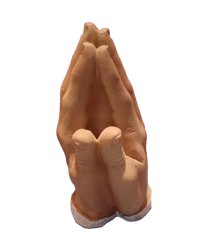 Ceramic Praying Hands Figurine Spiritual Collectible | eBay