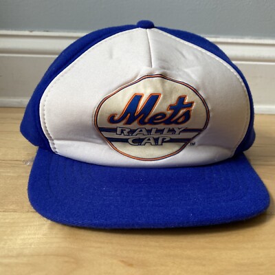 Vtg 80s NOD New York Mets Rally Hat SnapBack Crazy Eddie - READ | eBay