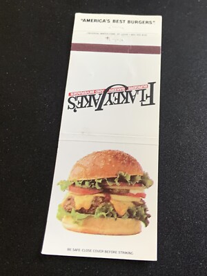 Vintage Matchbook “Flakey Jake’s - America’s Best Burgers” Hamburger | eBay
