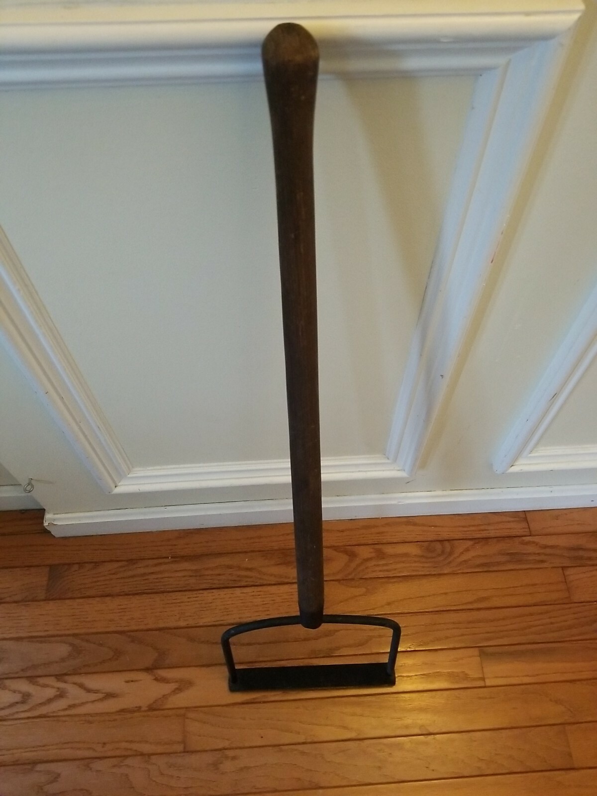 Vintage Weed Grass Trimmer Sling Blade Wood Handle Rustic Sickle Wacker ...