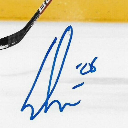 Signed Montreal Canadiens Gustav Lindstrom Autographed 8x10 Photo #1 ...