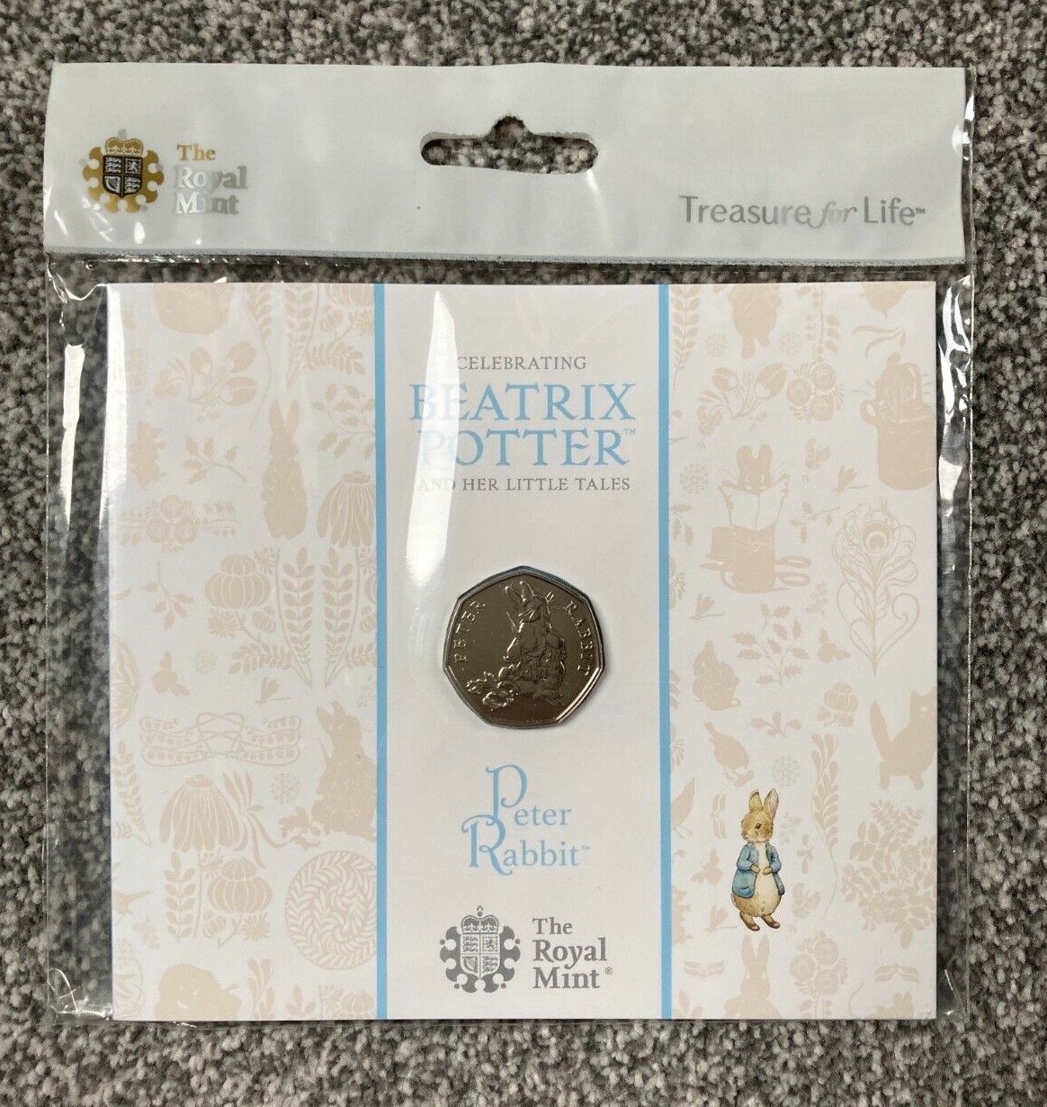 2016 - 2020 Peter Rabbit 50p Coin Fifty Pence Beatrix Potter UK Royal ...
