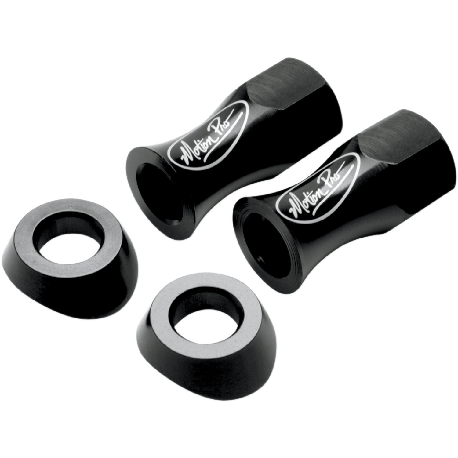 Motion Pro LiteLoc Rim Lock Nuts & Beveled Washers Gloss Black (11-0075 ...