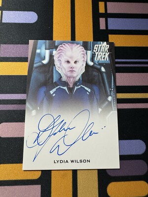 Star Trek Beyond Autograph Card Lydia Wilson as Kalara | eBay