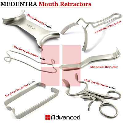 Range Of Dental Retractors Cheek & Lip Orthodontic Mouth Opener For ...