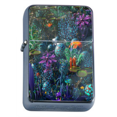 Alien Plants Em1 Flip Top Oil Lighter Wind Resistant | eBay