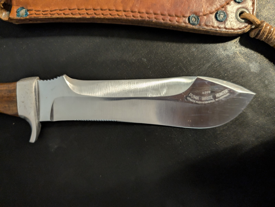 Puma 6399 White Hunter Genuine Pumaster Steel W.- Germany Knife ...