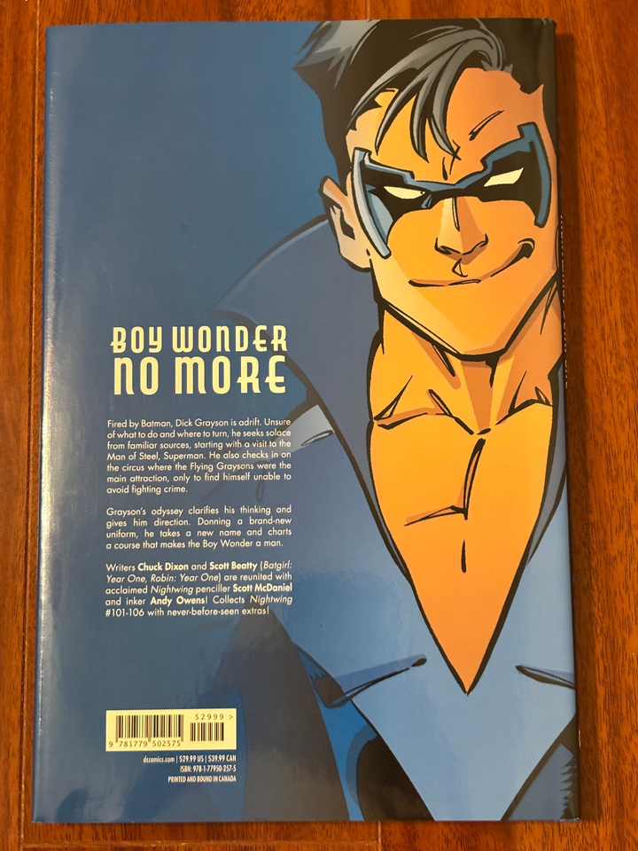 Nightwing Year One deluxe hc, nightwing dixon mcdaniel dc comics ...