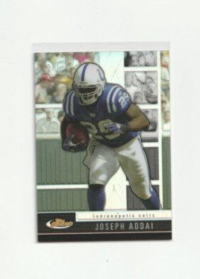 2008 Topps Finest Joseph Addai Black /99 Indianapolis Colts D919 | eBay