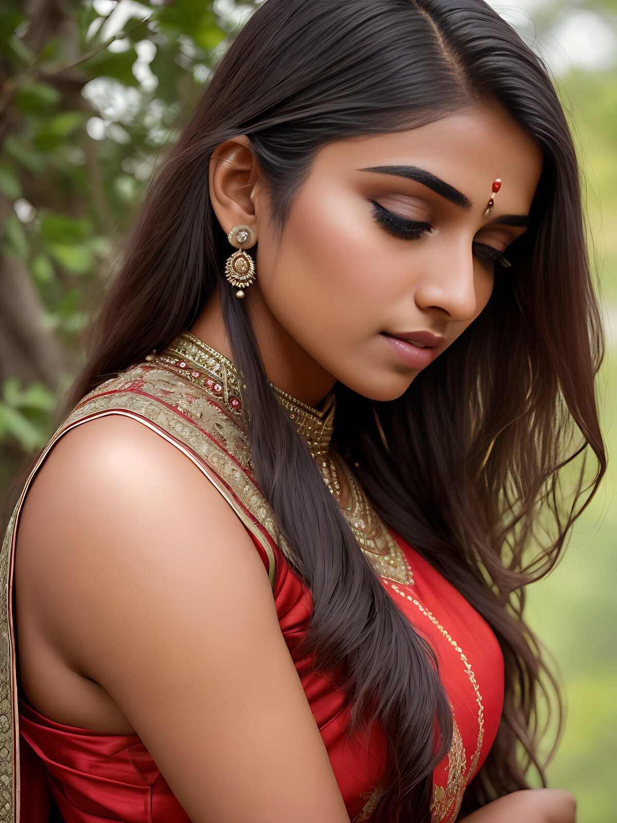 8x10 Women of India Art Print Female Indian Model 08-1318298025 | eBay