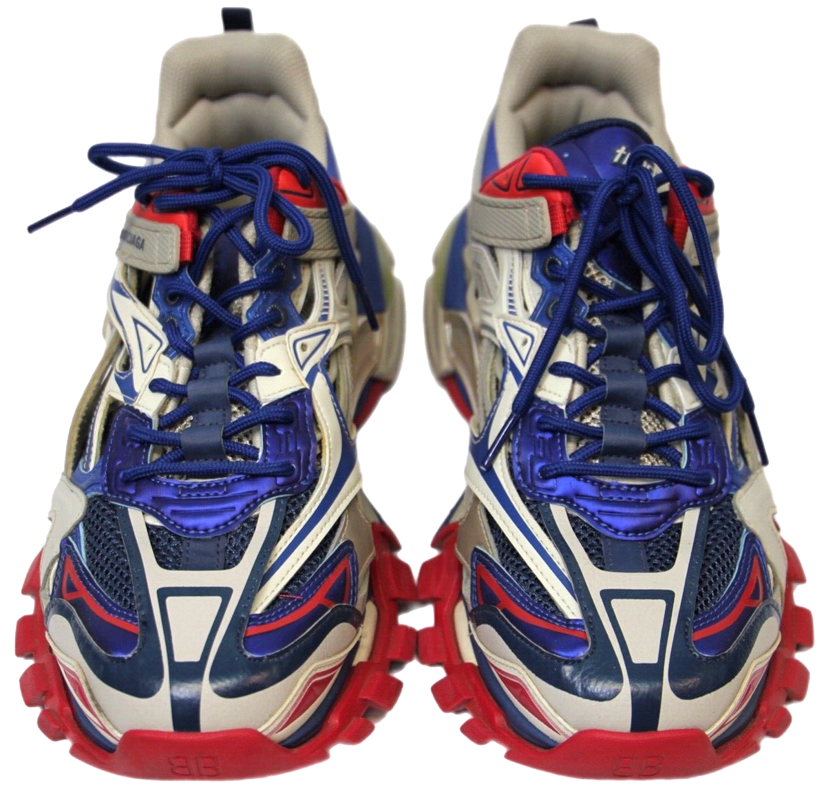 Balenciaga Track 2 Sneakers White Blue Red Mens Size 11 Balenciaga Track 2 Sneakers White Blue Red Mens Size 11