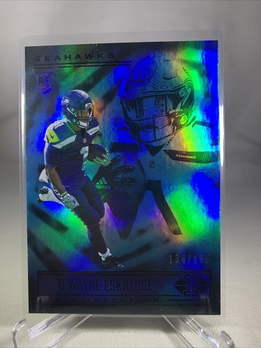 2021 Illusions Football D'Wayne Eskridge Teal Rookie RC SP /175 ...