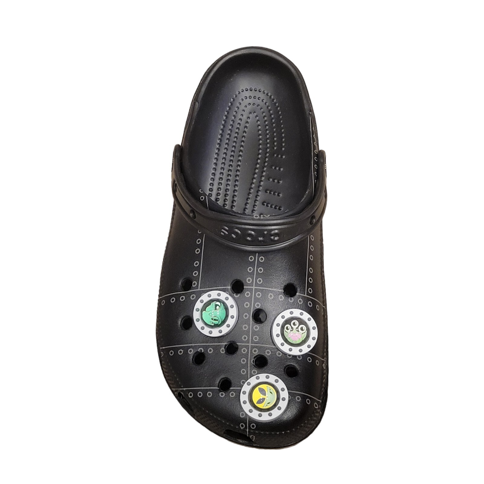 Classic Crocs x Ron English Clog Area 54 Black Alien RARE Men's Size 11 ...