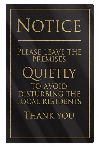 Bar Licensing Sign Pack Alcohol Law Notices 25ml Spirits Wine Pack of 5 ...