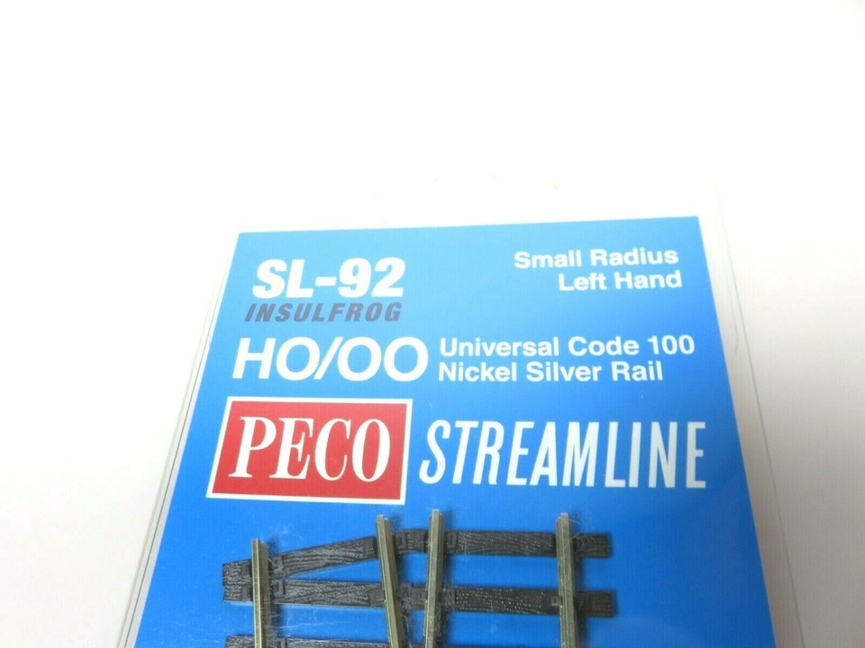 Peco Streamline HO SL92 Code100 Track Insulfrog Small Radius Turnout ...