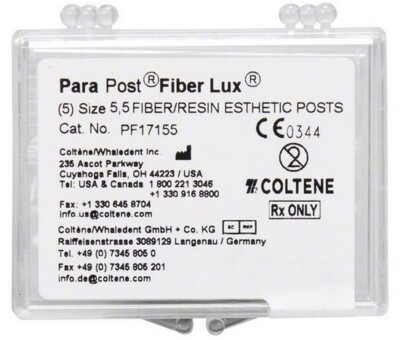 Coltene Dental ParaPost Fiber Lux Post #5.5 Purple 5PK PF17155 ...