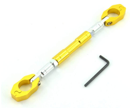Motorcycle Handlebar Cross Gold Wheel Adjustable ATV Bike Honda Yamaha ...