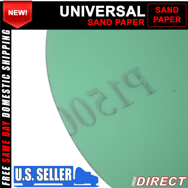 X10 Wet Dry Sanding Disc Auto Body Repair Sand Paper 1500 Grit 5 Inch 5 ...