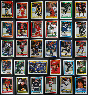 1990-91 Topps Hockey Complete 396 card set | eBay