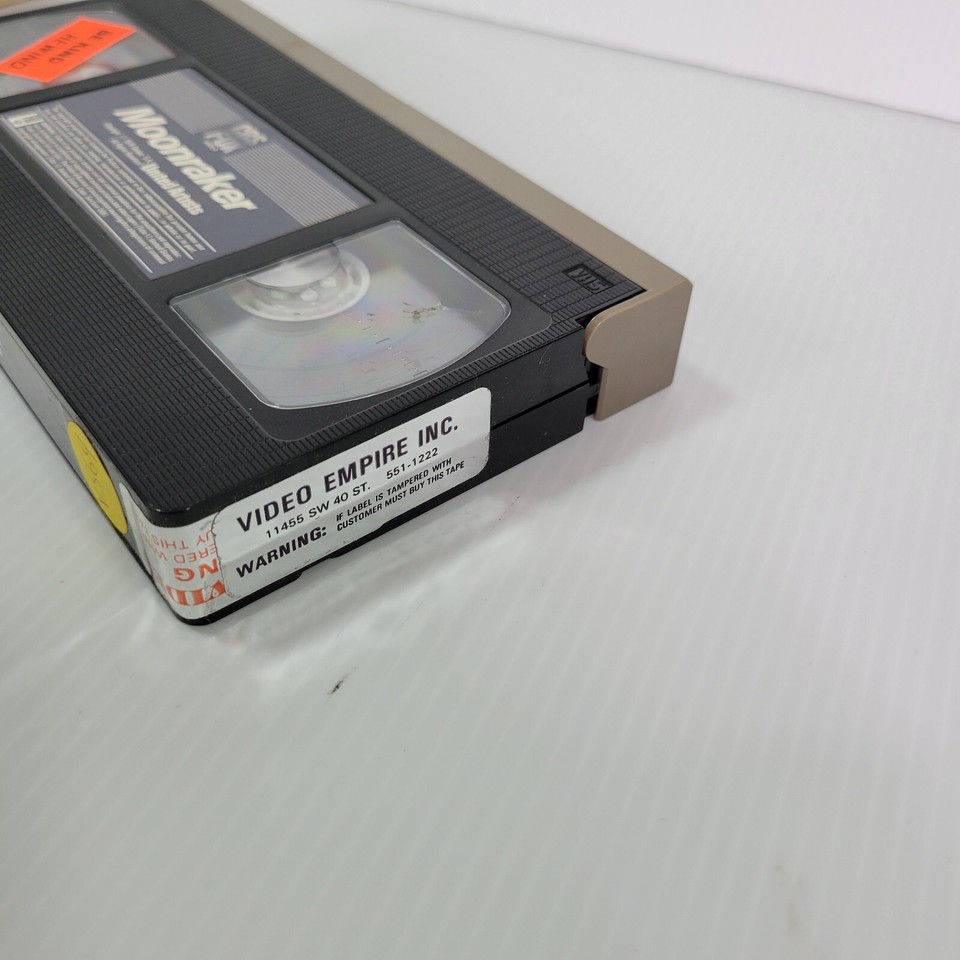 Moonraker VHS James Bond CBS FOX Video 1983 Drawer Box Big Box 1979 HTF ...