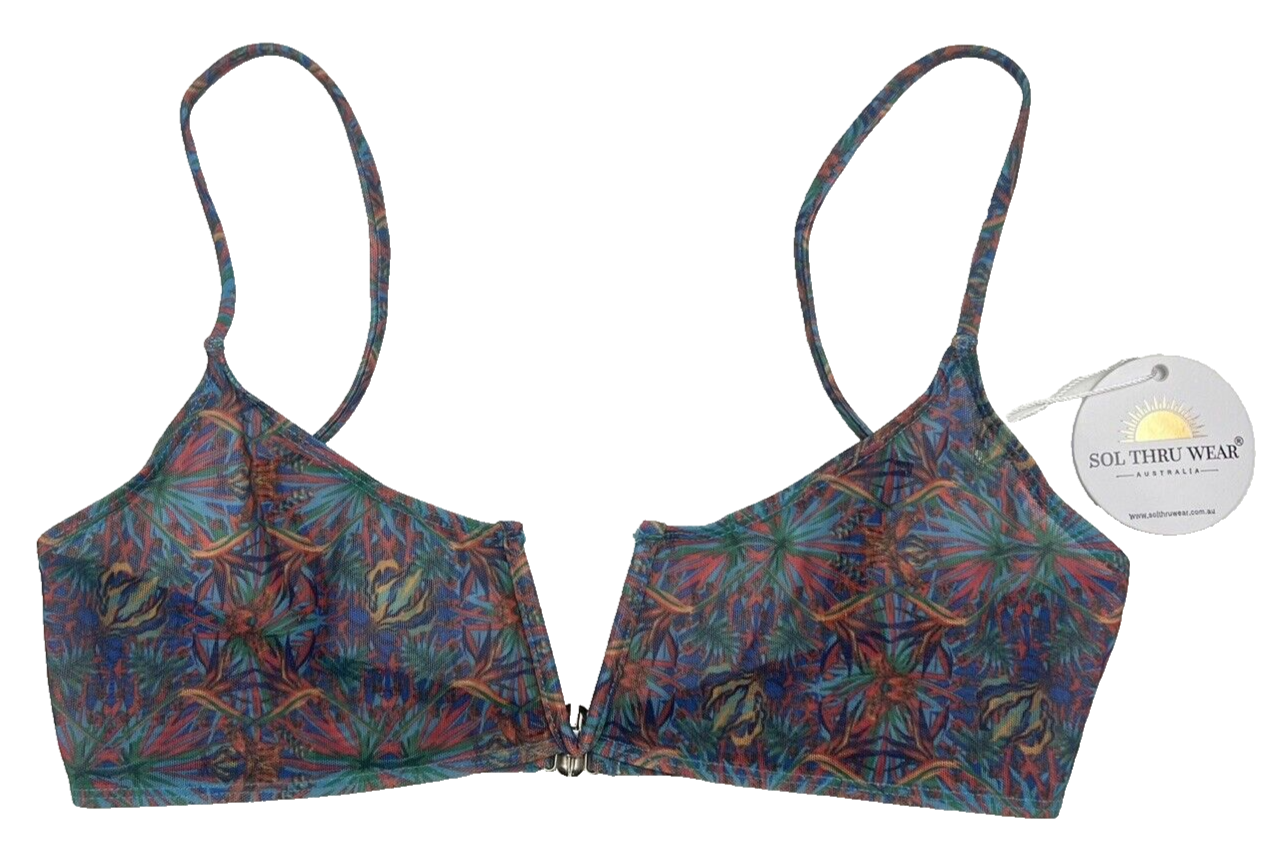 Sol Thru Wear Women's OASIS Ana Bra Bikini Top Size Small | eBay