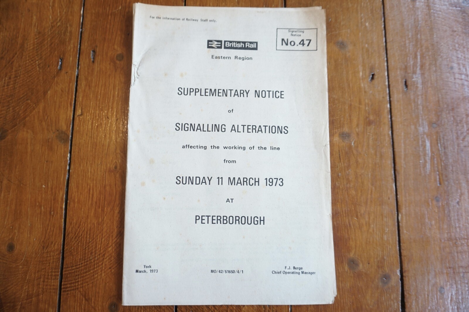 1973 Peterborough Signal Box Railway | Grelly UK