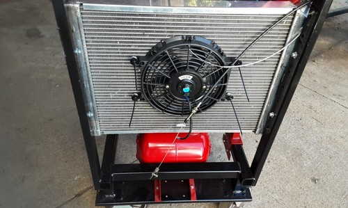 Engine Run Stand Big Small Block Radiator Hoses Belts Cables Gauges Fan ...