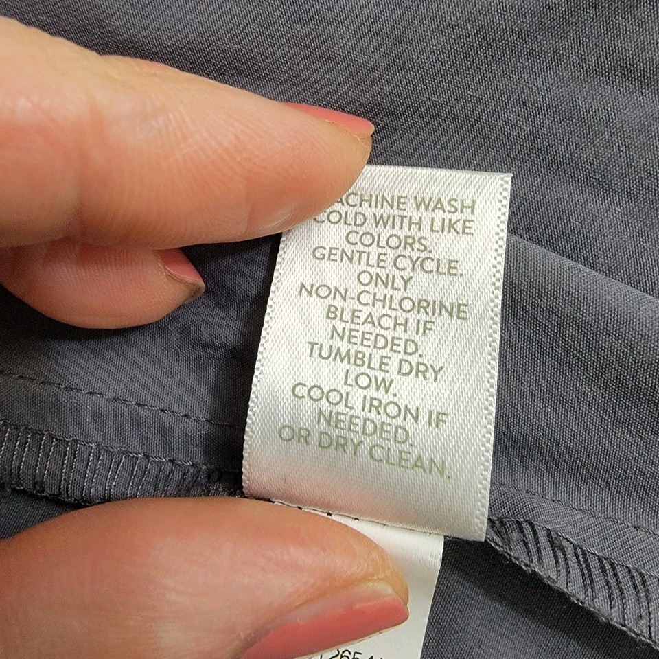 J. Jill Fit Water-Resistant Hooded Anorak Plus Size 2x Grey Pockets ...