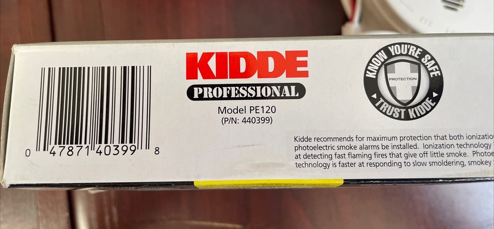 Kidde PE120 120V Photoelectric Wire-in Smoke Alarm | eBay