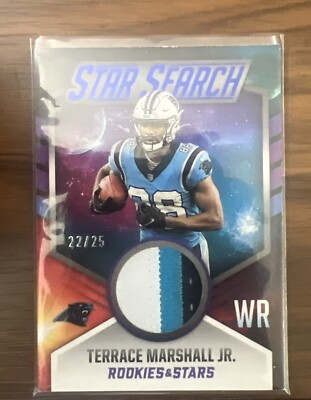 2021 Panini Rookies & Stars. #SS-TMJ Terrace Marshall Jr. - Tri color ...