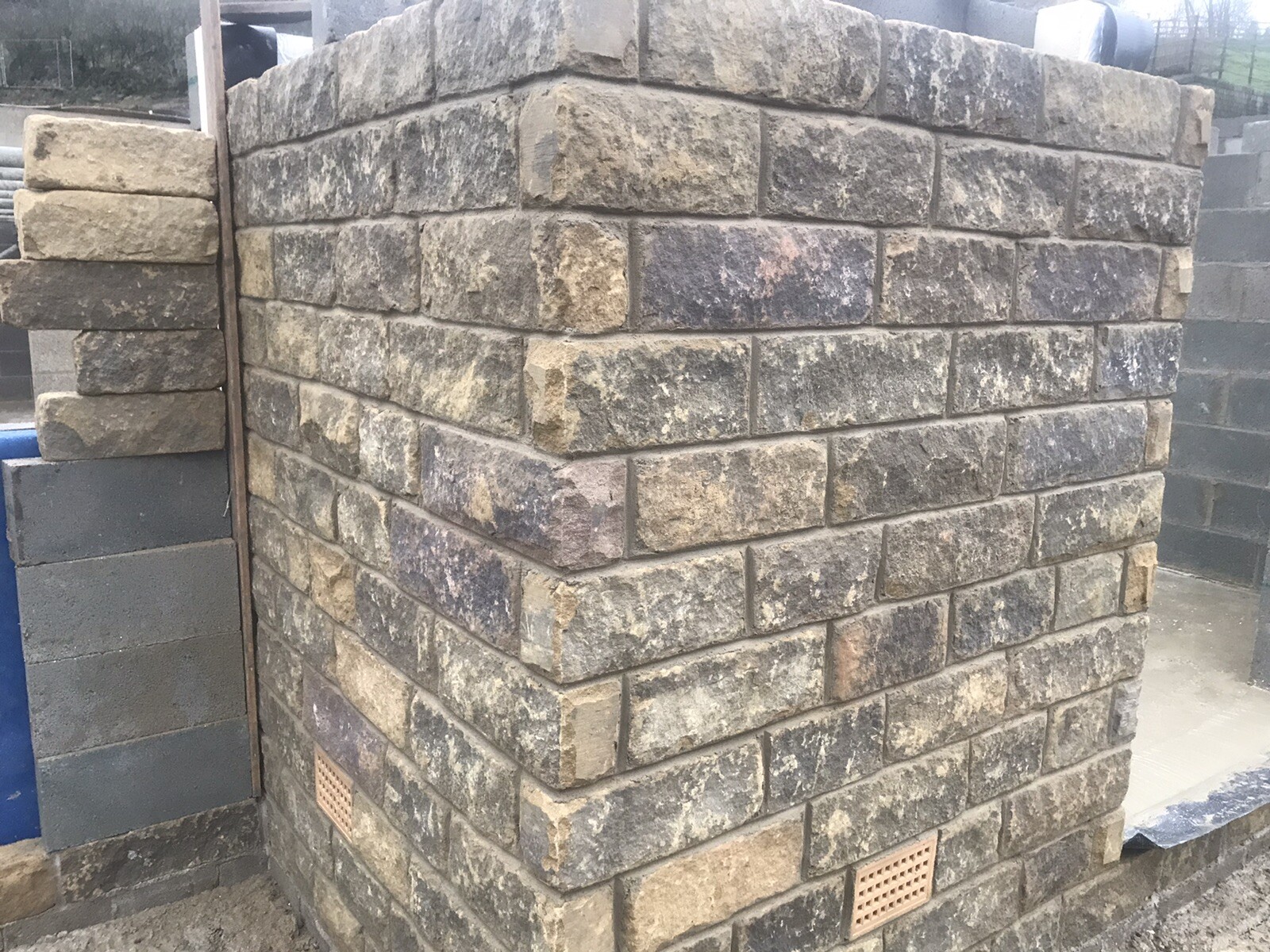140mm Walling Stone Tumbled Yorkstone | eBay UK