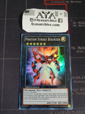 Photon Strike Bounzer - CT09-EN022 - Super Rare - LIMITED - YUGIOH A+ ...