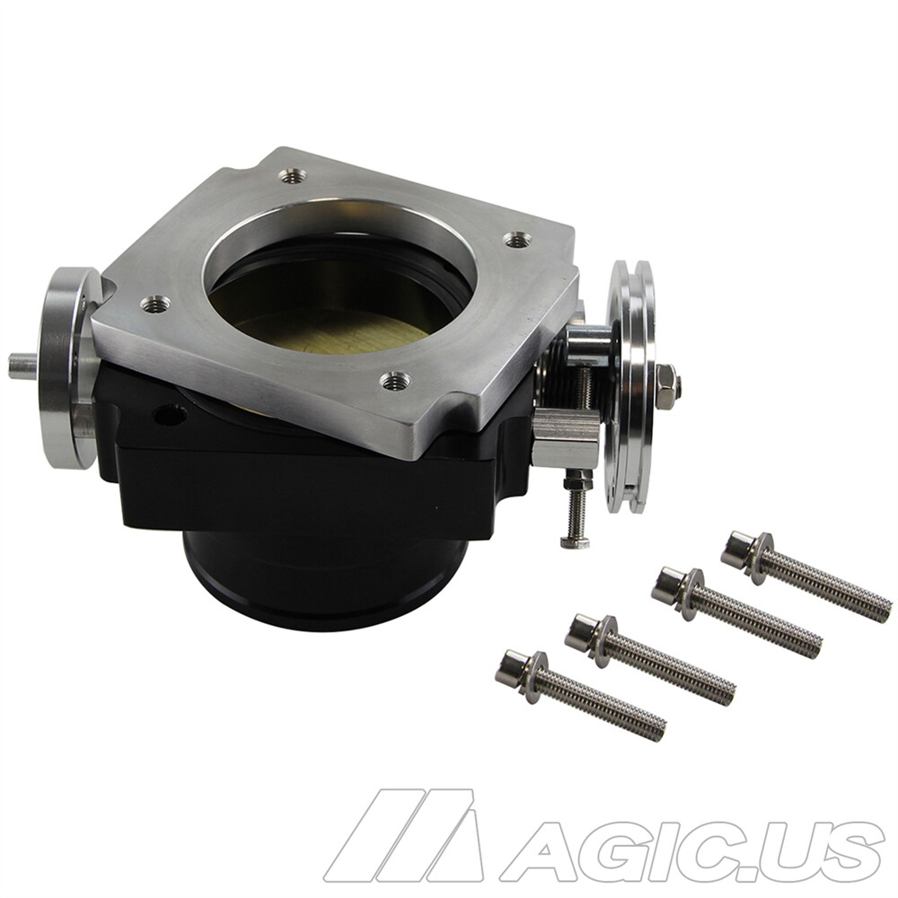 80mm High Flow Alloy Aluminum Universal CNC Billet Intake Throttle Body ...