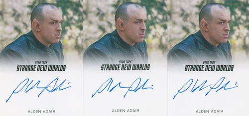 LE Star Trek Strange New Worlds Autograph card Alden Adair as Barjan T ...
